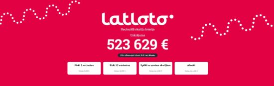 Latloto - nacionālā skaitļu loterija (agrāk Latloto 5 no 35)
